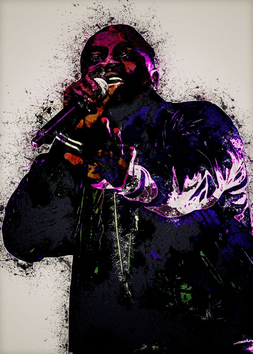 'Akon Vintage Poster' Poster, picture, metal print, paint by My Legion ...