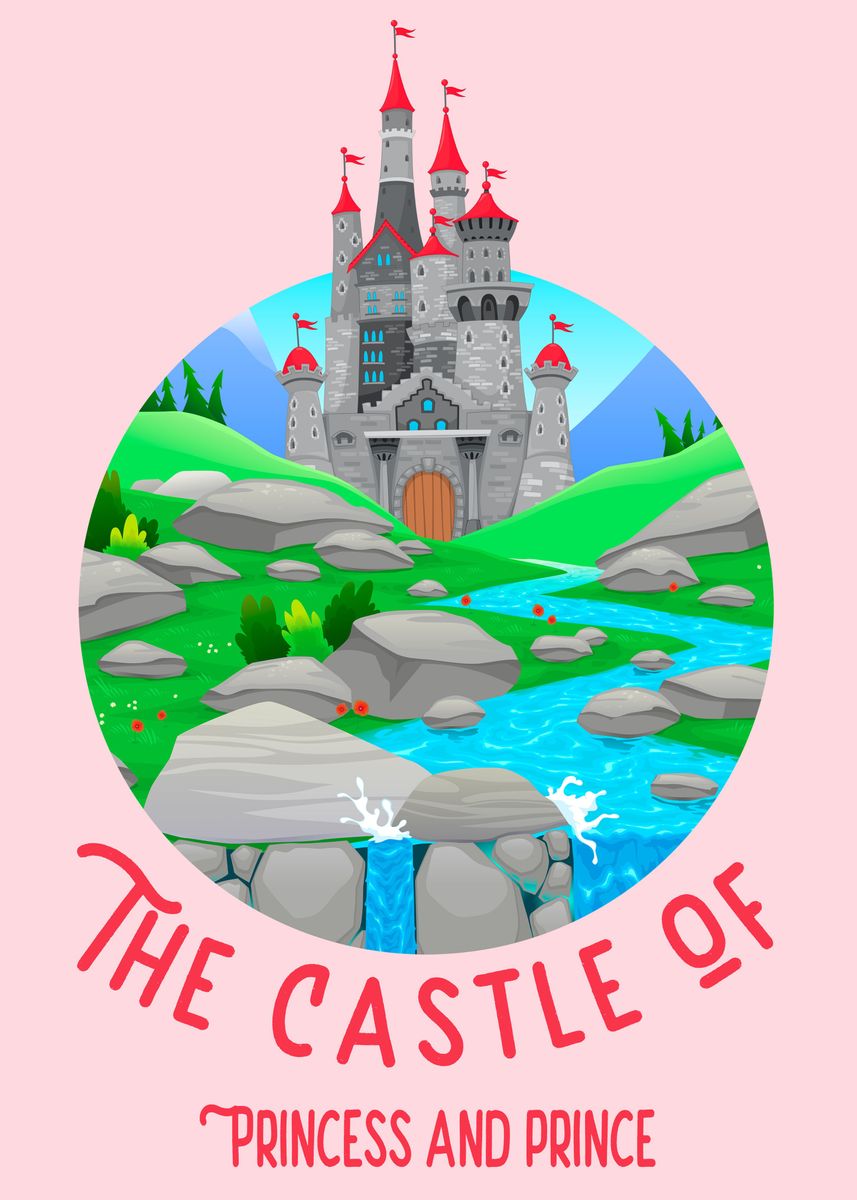 'Castle of Princess Prince' Poster, picture, metal print, paint by Max ...