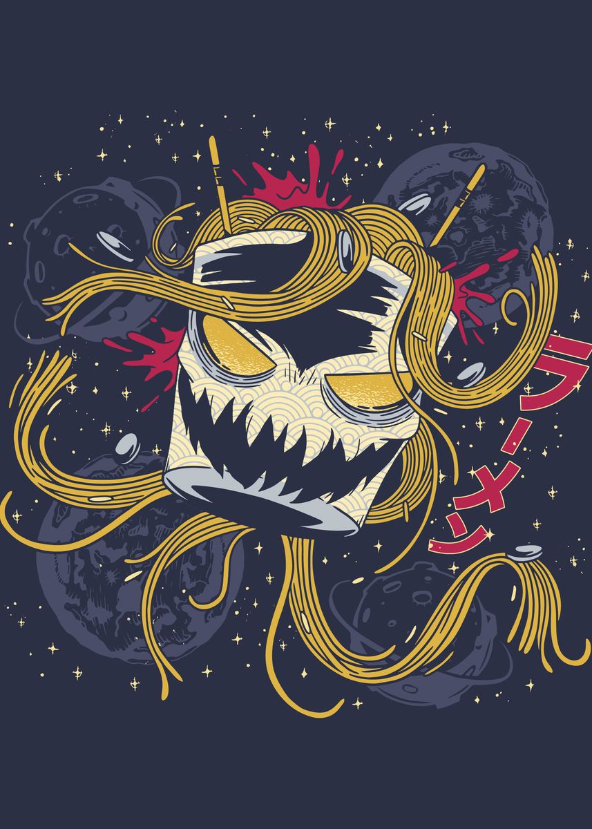 'SPACE RAMEN' Poster by Kill2Kill | Displate
