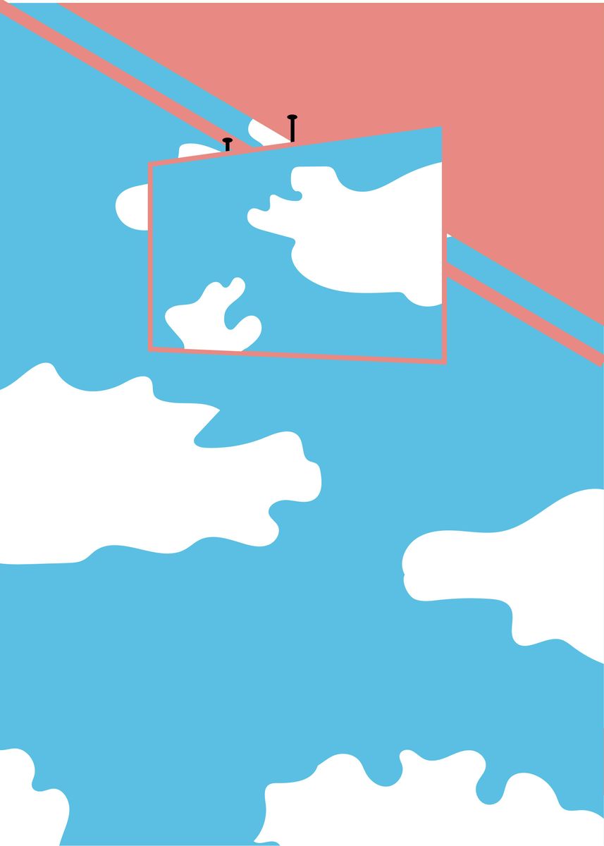 'cloud soup ' Poster, picture, metal print, paint by max young | Displate