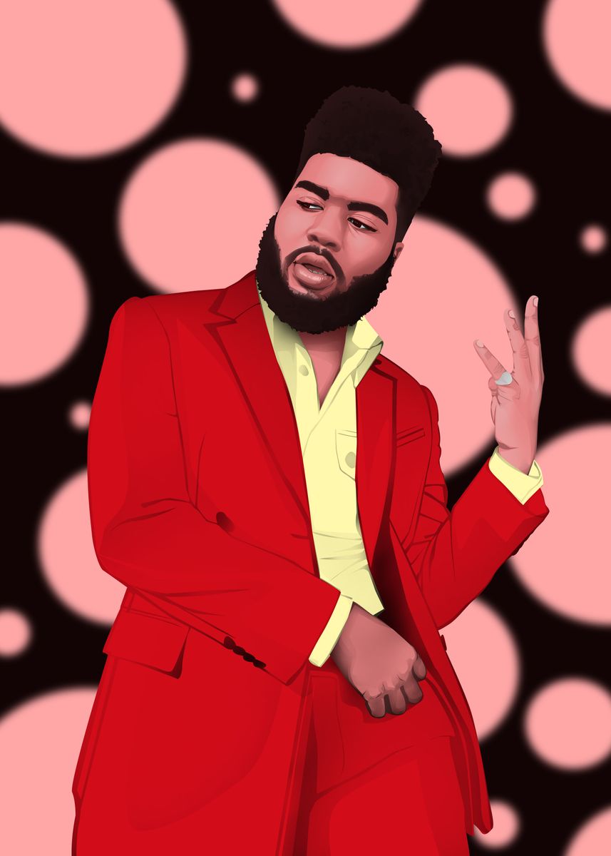 'Khalid' Poster, picture, metal print, paint by Ranneil Rivera | Displate
