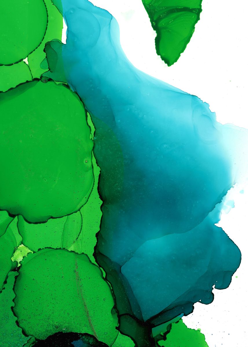 'Alcohol Ink 001' Poster by Pierre Coetzee | Displate