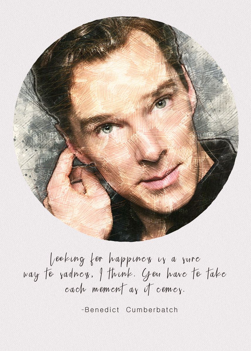 'Benedict Cumberbatch' Poster, picture, metal print, paint by fujiwara ...