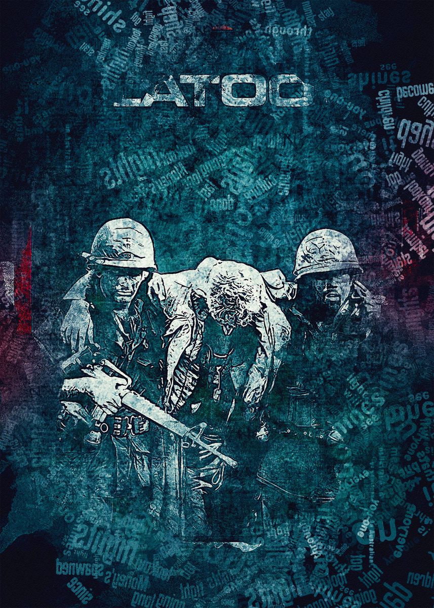 '4 Platoon' Poster, picture, metal print, paint by Katerina Lim | Displate