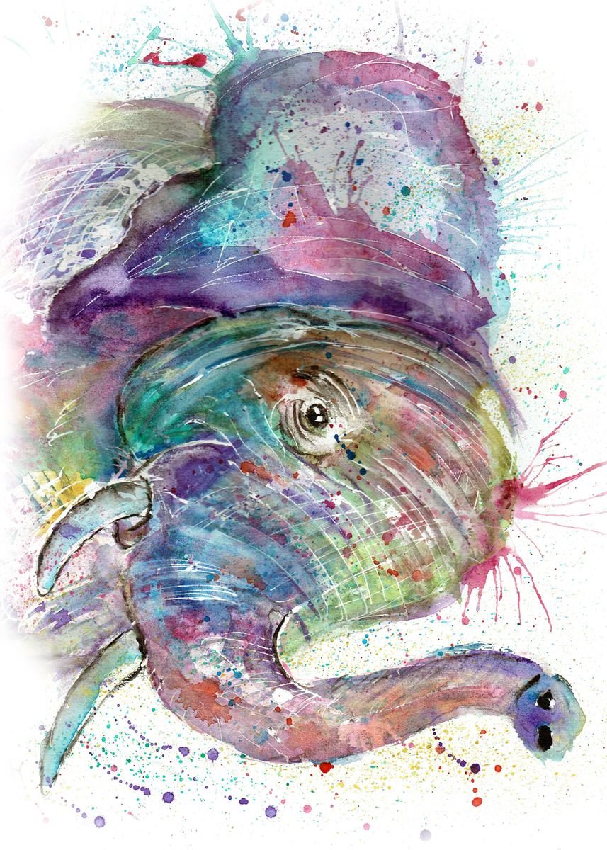 'Ele elelphant' Poster by Jamie Taylor | Displate