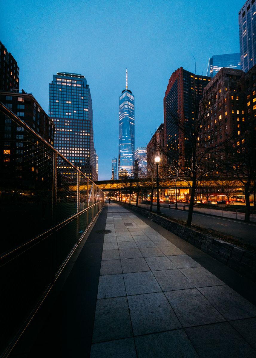'One World Trade Center' Poster by Ricardo Costa | Displate