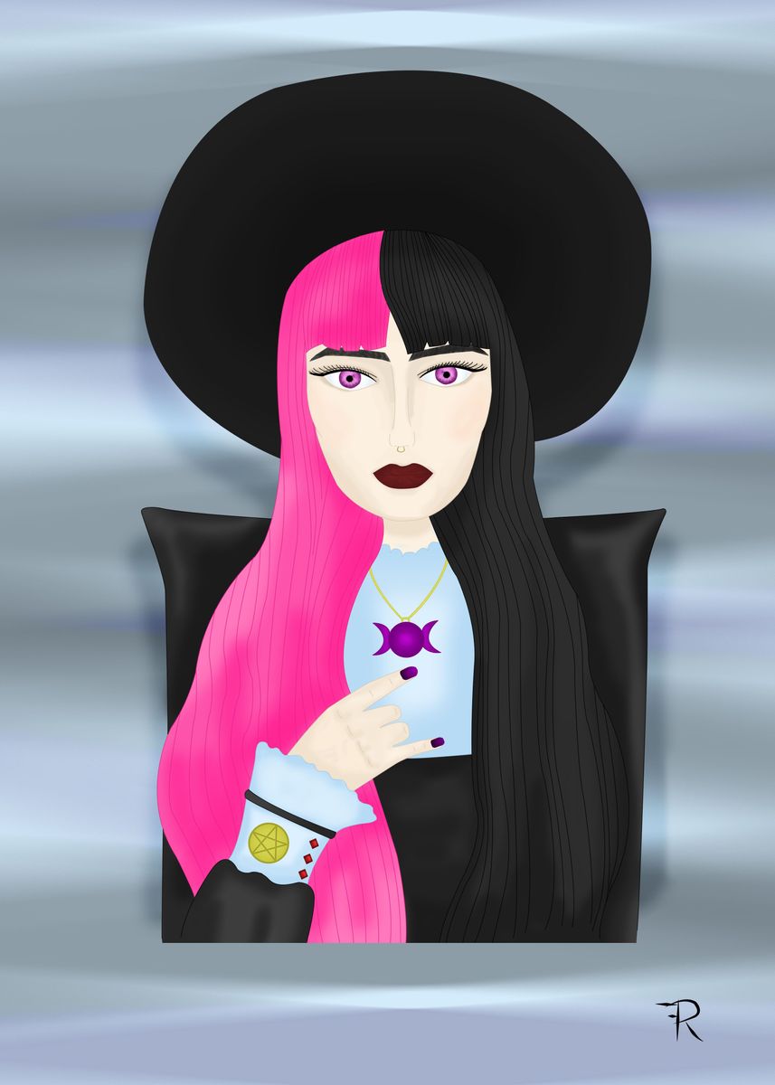 'Aradia' Poster, picture, metal print, paint by ThelastUnicorn | Displate