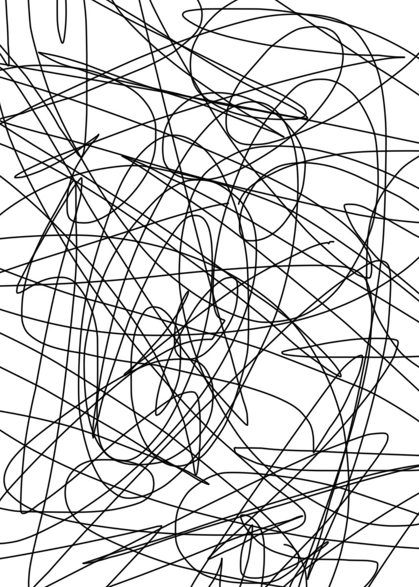 'abstract line poster' Poster by LAST LIGHT | Displate