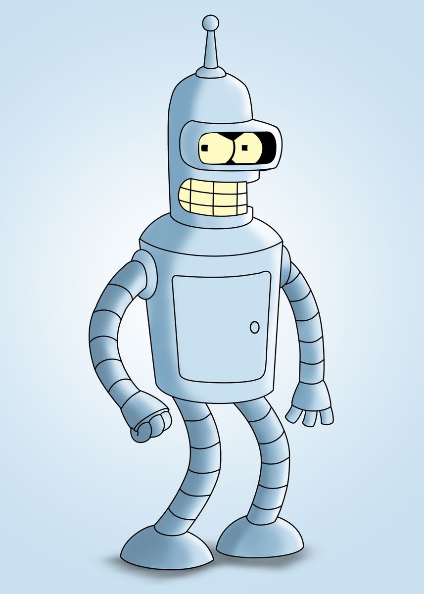 'Bender' Poster, picture, metal print, paint by RAS | Displate