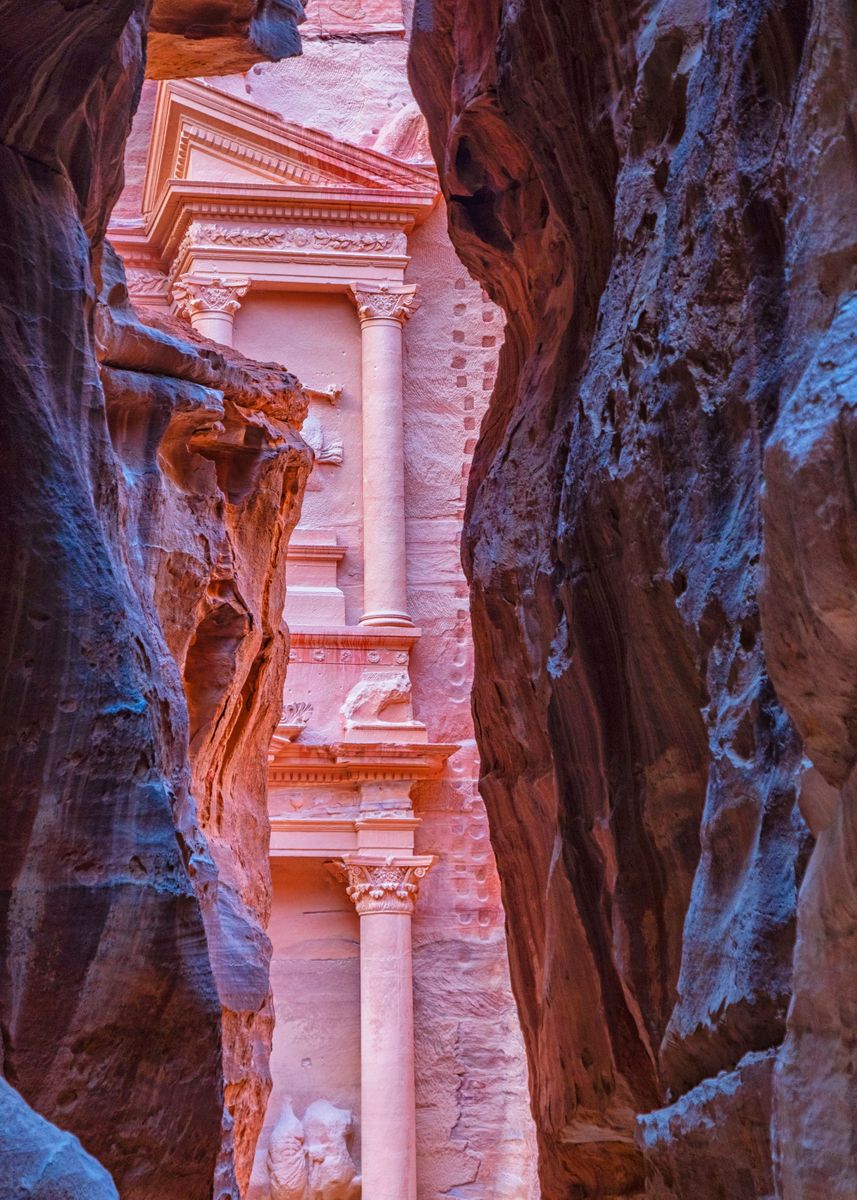 'First glimpse of Petra' Poster, picture, metal print, paint by Ros ...