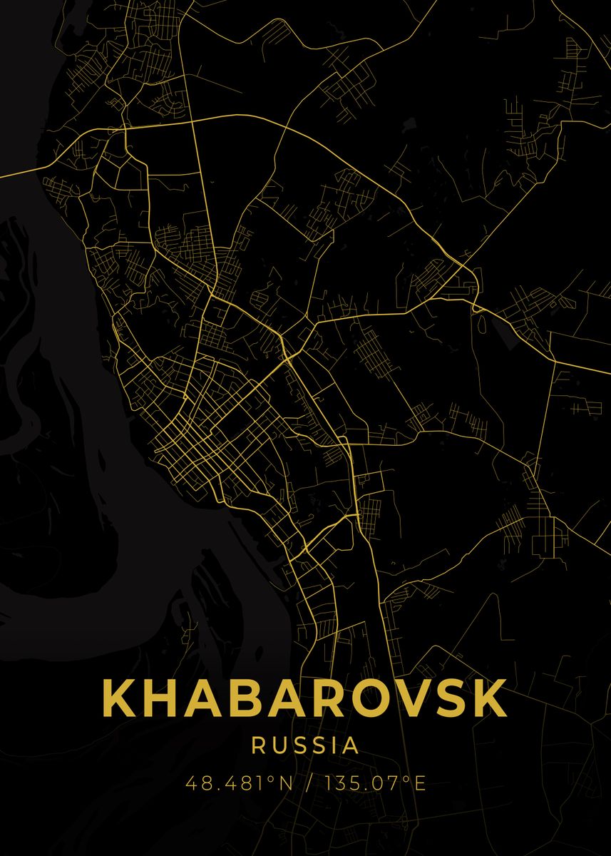 'Khabarovsk Russia' Poster by Conceptual Photography | Displate