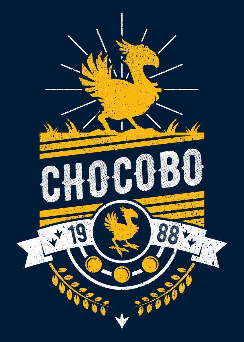 'Chocobo Final Fantasy' Poster, picture, metal print, paint by ...