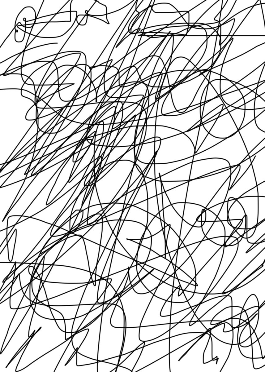 'Abstract line' Poster, picture, metal print, paint by LAST LIGHT ...