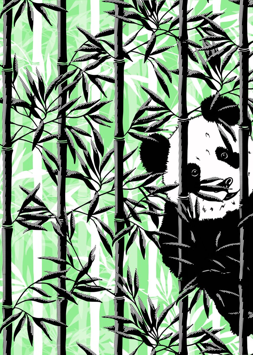 'Bao Bao' Poster, picture, metal print, paint by Massimo Zanini | Displate