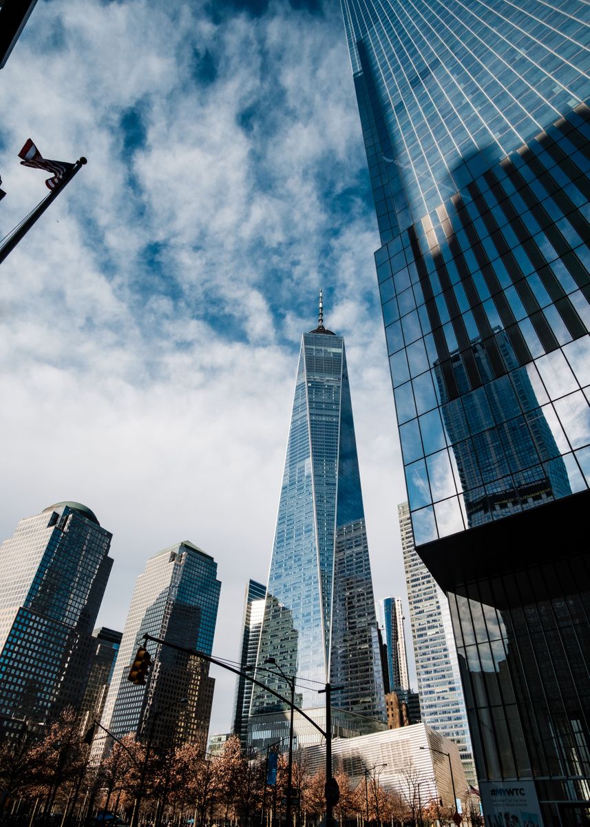 'One World Trade Center' Poster, picture, metal print, paint by Ricardo ...