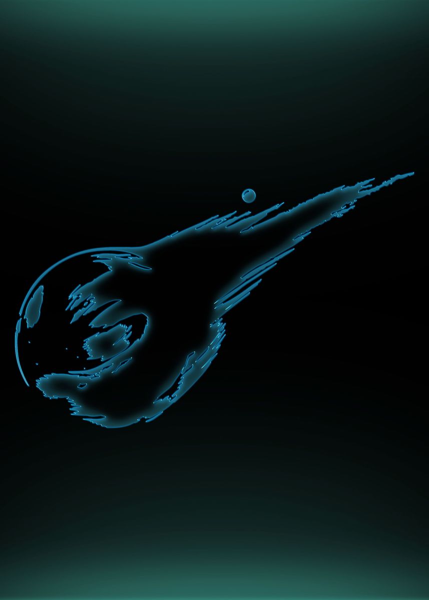 'Meteor' Poster, picture, metal print, paint by Mr Penguin | Displate