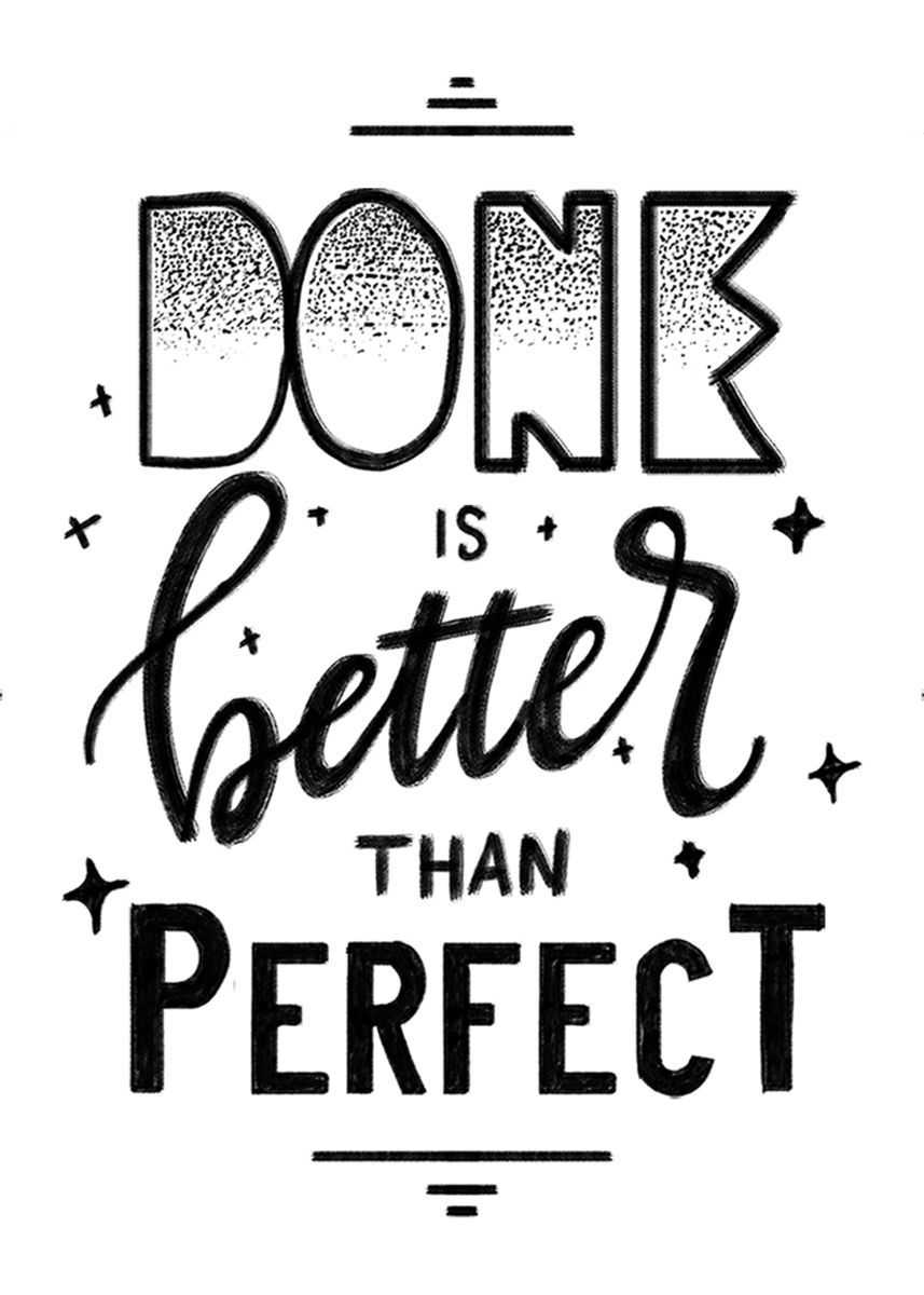 'Done Lettering' Poster, picture, metal print, paint by Nanz Creation ...