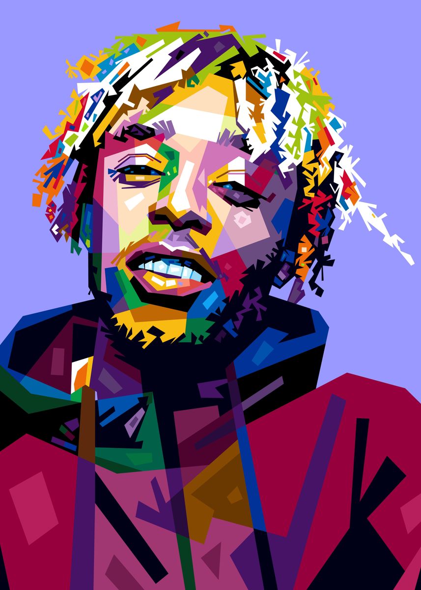 'Lil Uzi Vert' Poster, picture, metal print, paint by baturaja vector ...