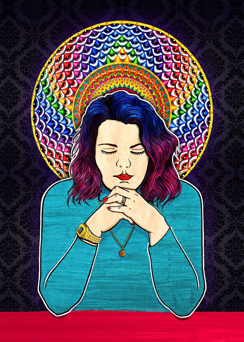 'Eliza' Poster, picture, metal print, paint by Whirled Wrecords By ...