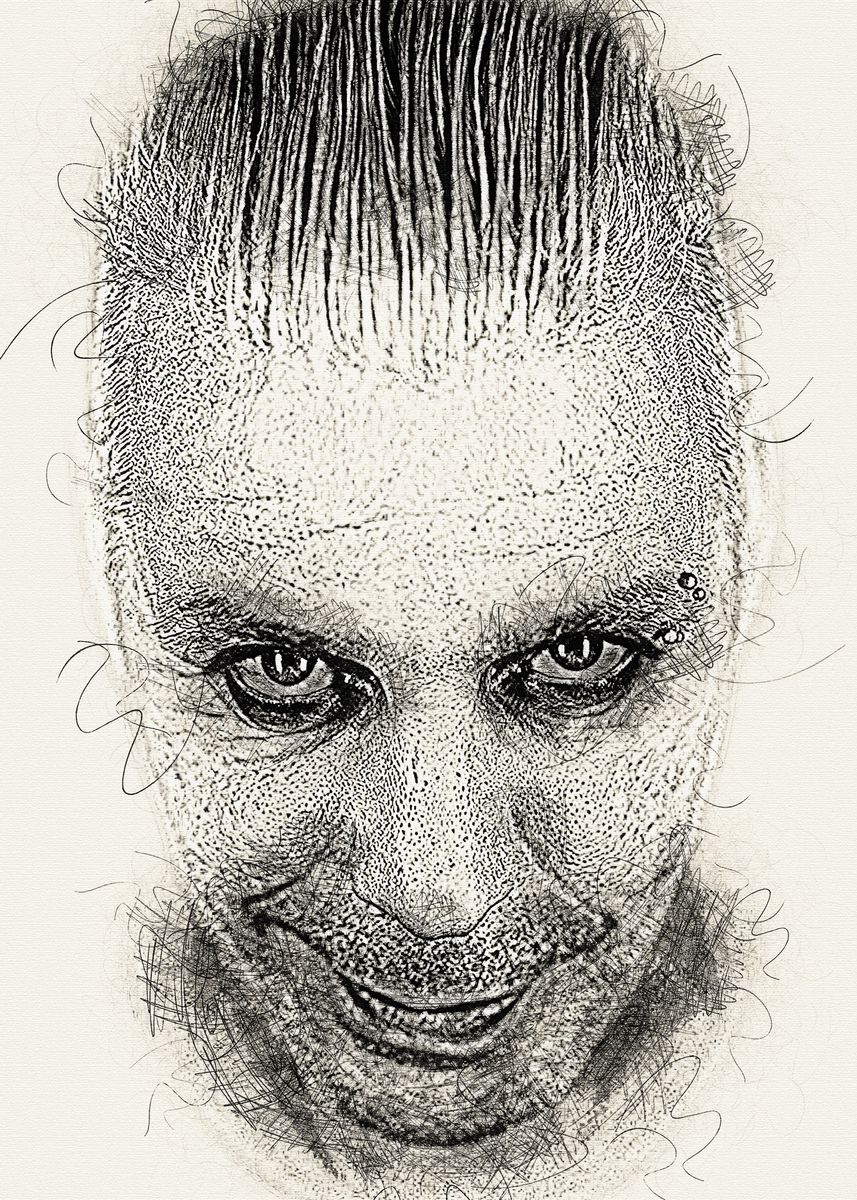 'Till Lindemann' Poster, picture, metal print, paint by ru ke | Displate