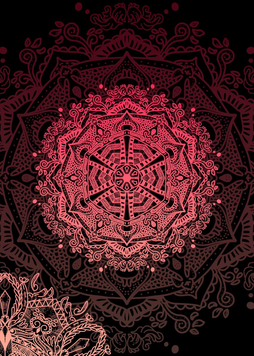 'mandala 6' Poster by Popart Project | Displate