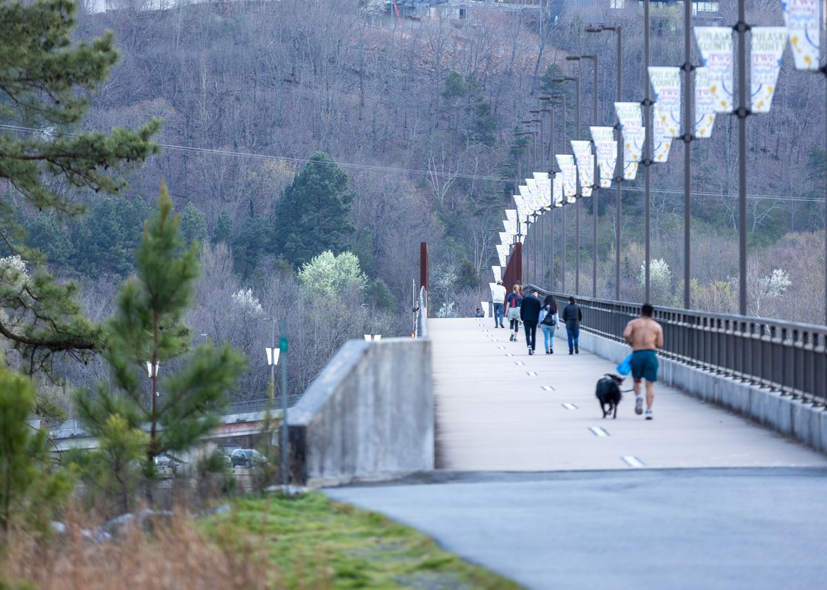 'Two Rivers Park Bridge 4' Poster by Jacob Harter | Displate