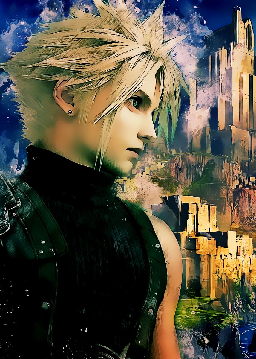 'Final Fantasy' Poster, picture, metal print, paint by agung art | Displate