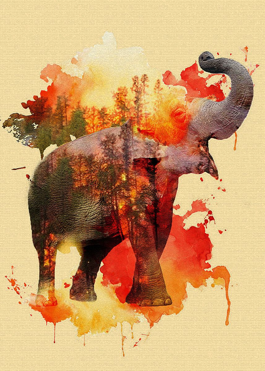 'save forest save animal' Poster by akhmad faisol nur rohman | Displate