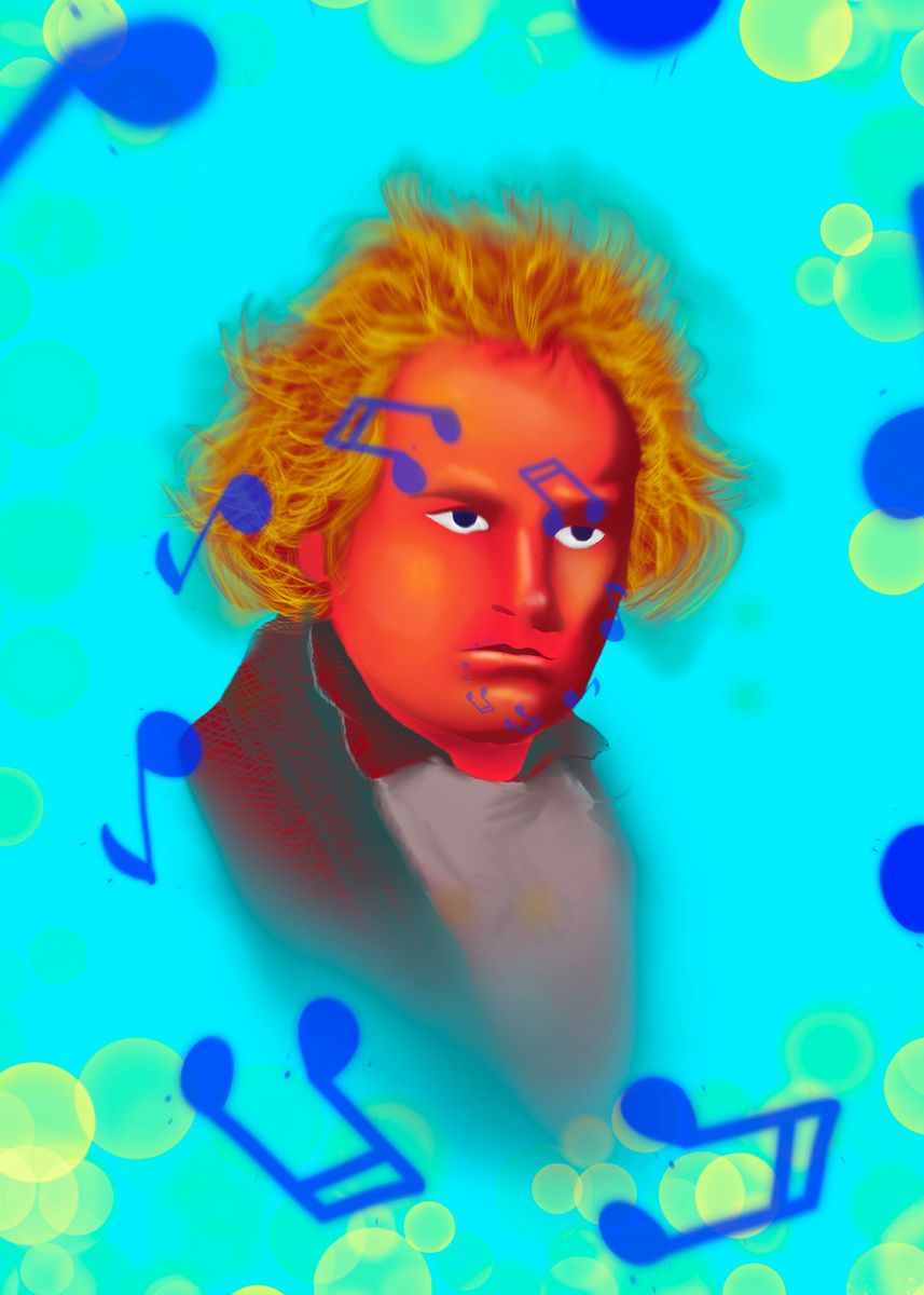 'Beethoven' Poster by ISMETDesign | Displate