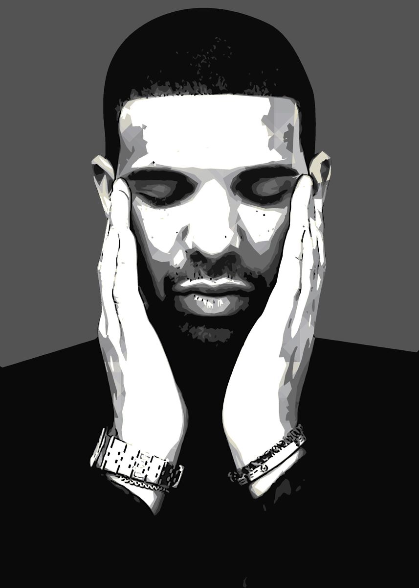 'Drake' Poster, picture, metal print, paint by Creative Shop | Displate