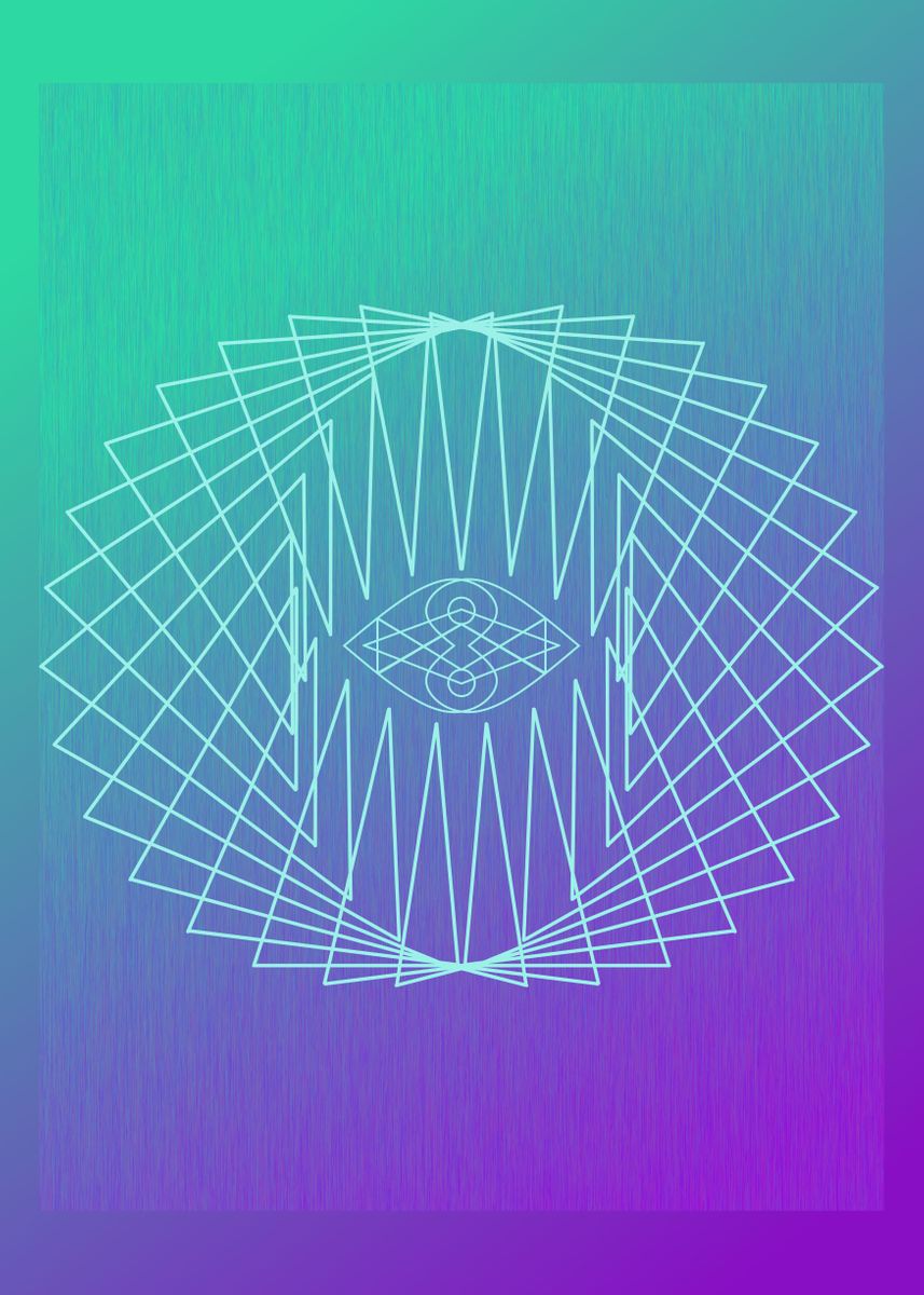 'Distractions' Poster, picture, metal print, paint by Evan Jones | Displate