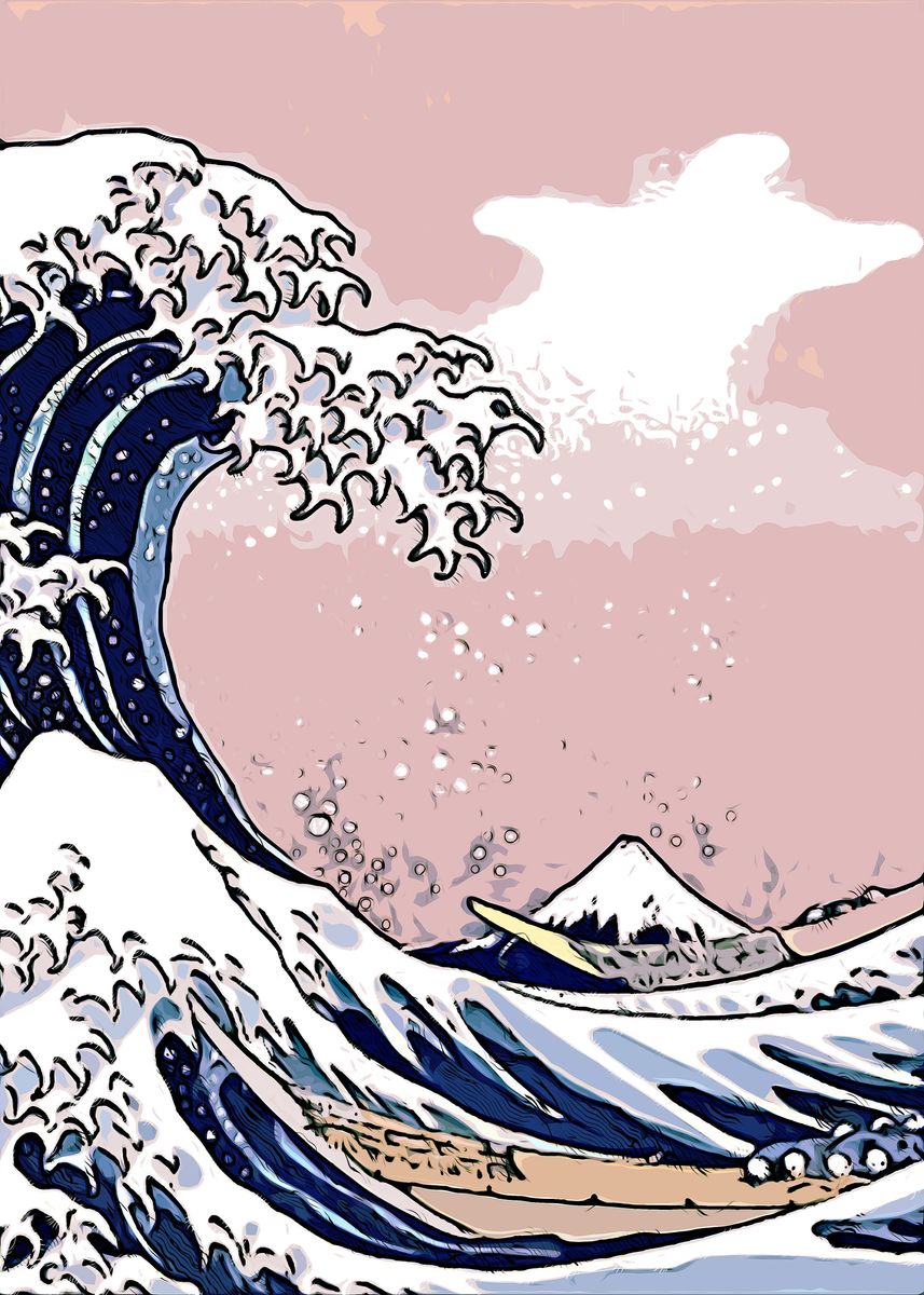 'Cozy Waves' Poster by Criss Ilustrations | Displate