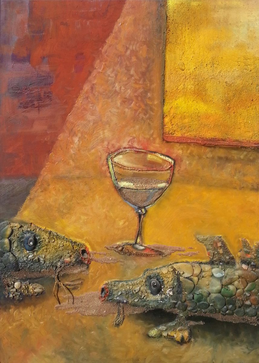 'ryba fish' Poster, picture, metal print, paint by arvydas sapoka ...