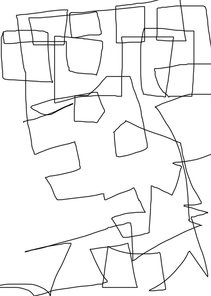 'original square abstract ' Poster by LAST LIGHT | Displate