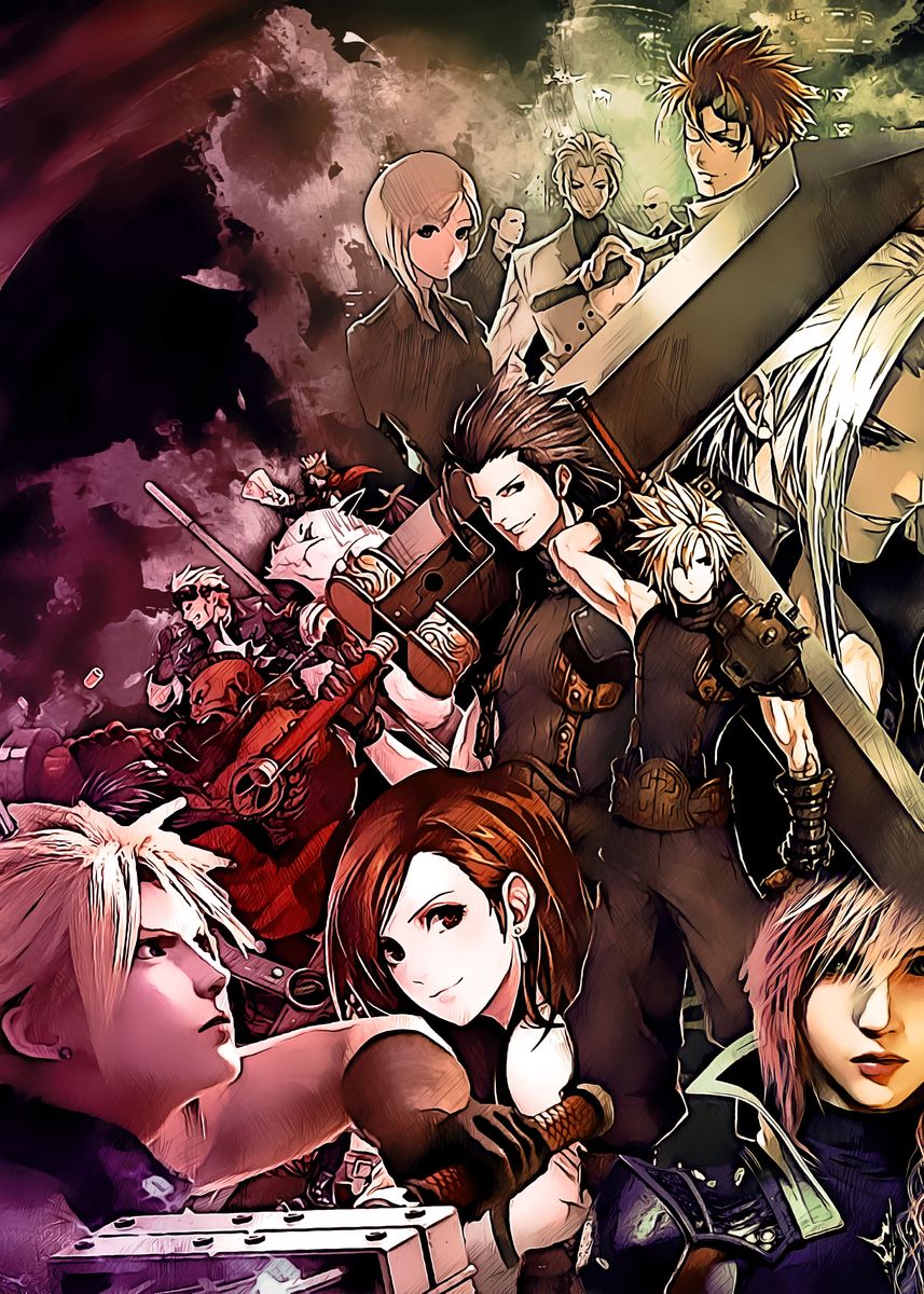 'Final Fantasy' Poster, picture, metal print, paint by agung art | Displate