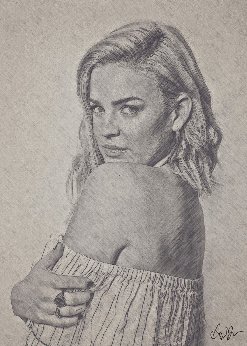 'Anne Marie' Poster, picture, metal print, paint by John Smith | Displate