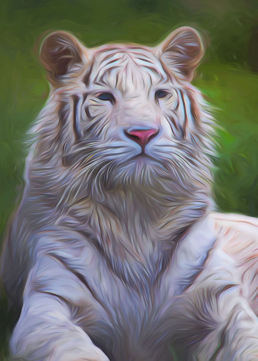 'Bengal Tiger' Poster, picture, metal print, paint by Armstrong | Displate