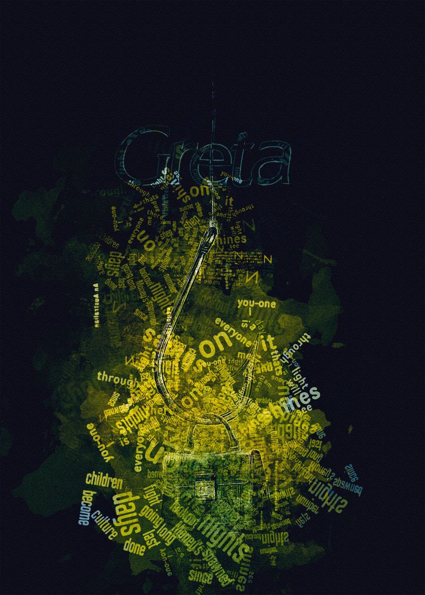 'Greta ' Poster, picture, metal print, paint by Katerina Lim | Displate