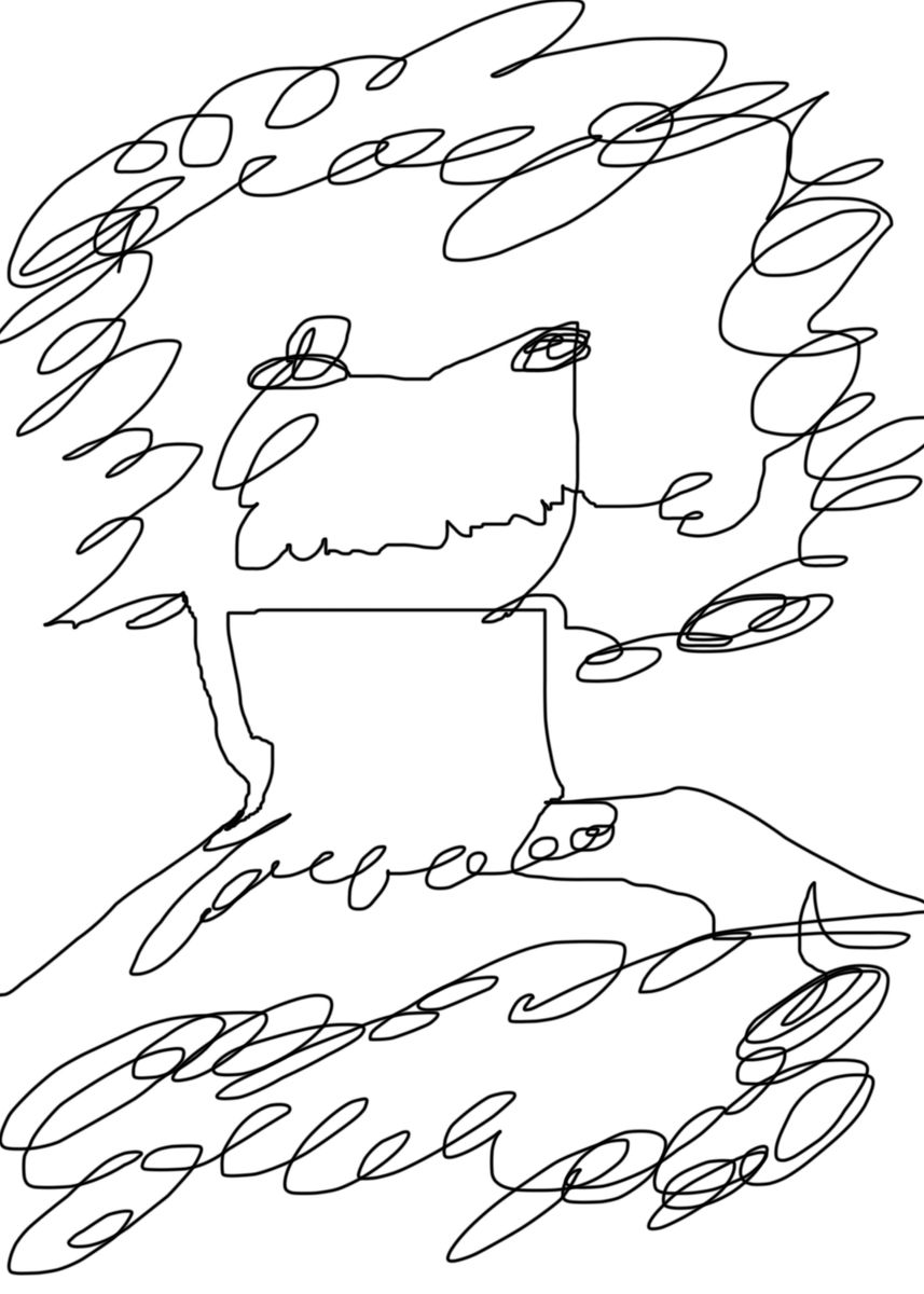 'original abstract pen' Poster by LAST LIGHT | Displate