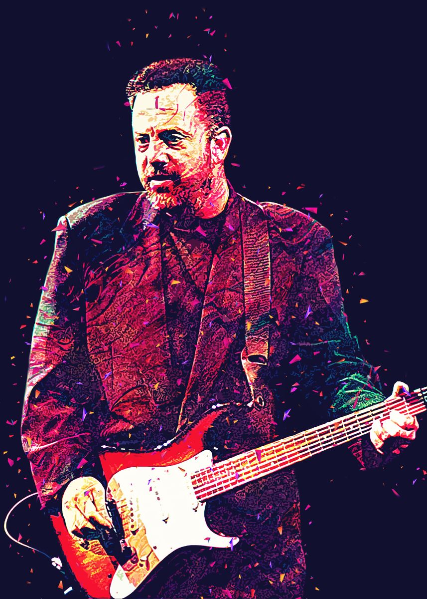 'Billy Joel' Poster, picture, metal print, paint by SA KE | Displate