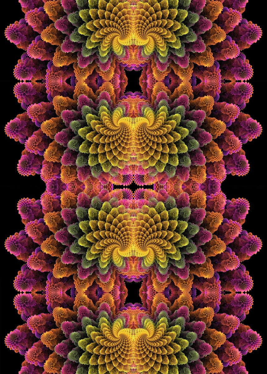 'Fractal' Poster by Milos Maric | Displate