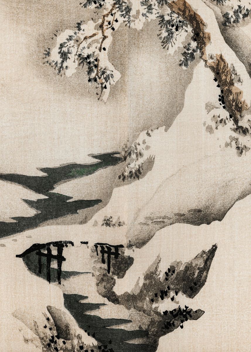 'A Scorch Of Winter' Poster, picture, metal print, paint by Cozyguru ...