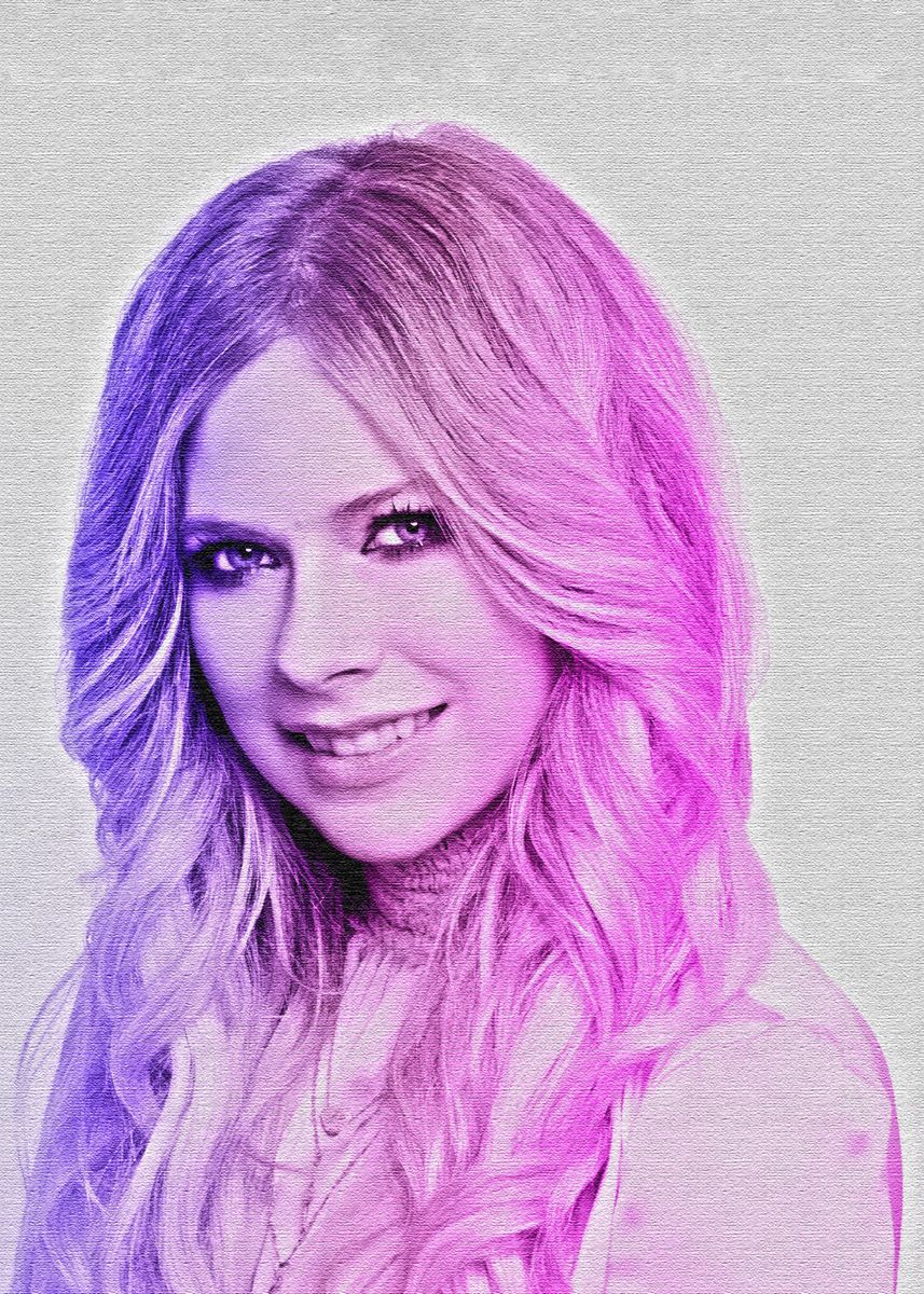 'Avril' Poster, picture, metal print, paint by George Leru | Displate