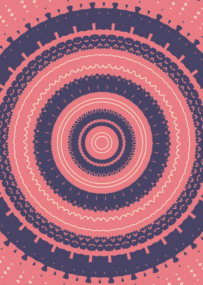 'Mandala Pattern' Poster, picture, metal print, paint by anthony Londer ...