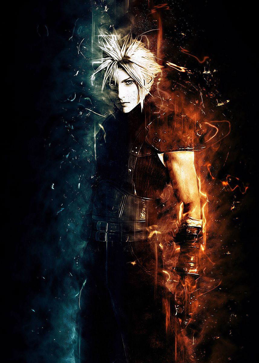 'The Great Sword' Poster, picture, metal print, paint by Mr Penguin ...