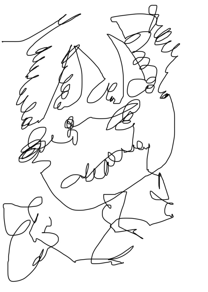 'abstract original pen' Poster by LAST LIGHT | Displate