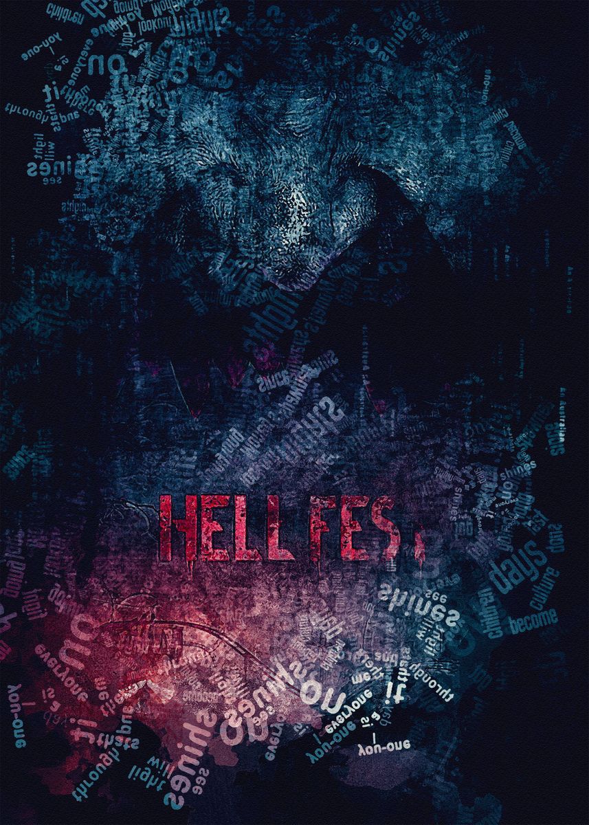 'Hellfest ' Poster, picture, metal print, paint by Vivienne Raymond ...