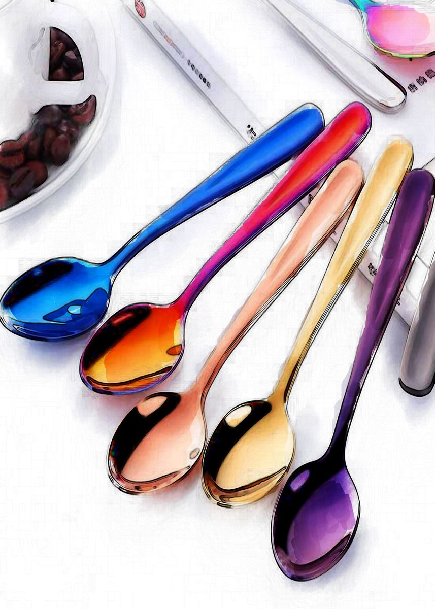 'A Spoonful ' Poster, picture, metal print, paint by ISAAC SEYMOUR ...