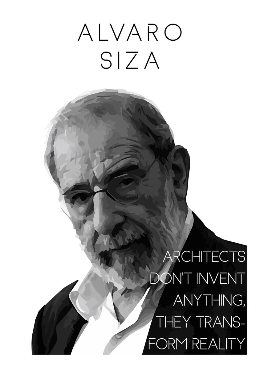 'Alvaro Siza' Poster by Evan DARDIOTIS | Displate