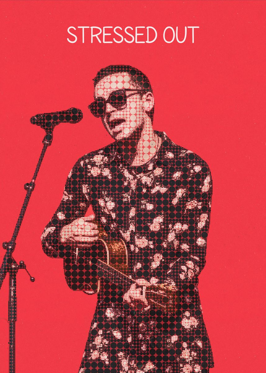 'Stressed Out ' Poster, picture, metal print, paint by The Poster ...